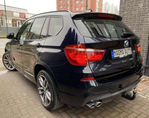 Black BMW X3 2014 in Marijampole, with an engine capacity of 2.99 L and mileage of 215 thousand km for 15999 €, photo 11 on AUTOMOTO.COM.LV