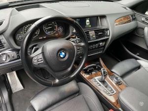 Black BMW X3 2014 in Marijampole, with an engine capacity of 2.99 L and mileage of 215 thousand km for 15999 €, photo 21 on AUTOMOTO.COM.LV