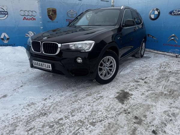 Black BMW X3 2014 in Siauliai, with an engine capacity of 2.00 L and mileage of 248 thousand km for 13900 €, photo 1 on AUTOMOTO.COM.LV