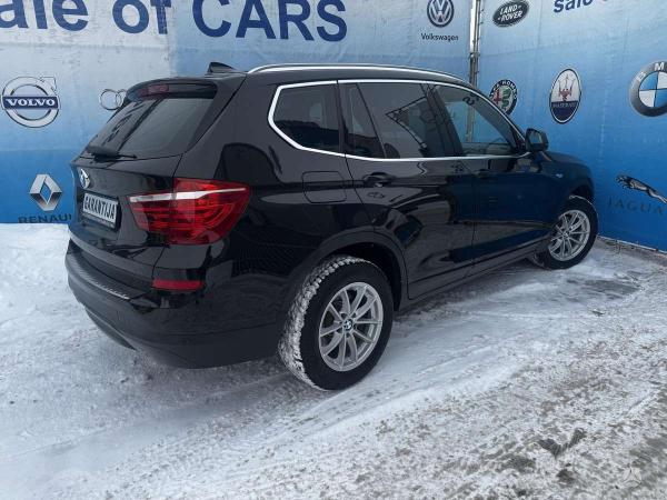 Black BMW X3 2014 in Siauliai, with an engine capacity of 2.00 L and mileage of 248 thousand km for 13900 €, photo 5 on AUTOMOTO.COM.LV