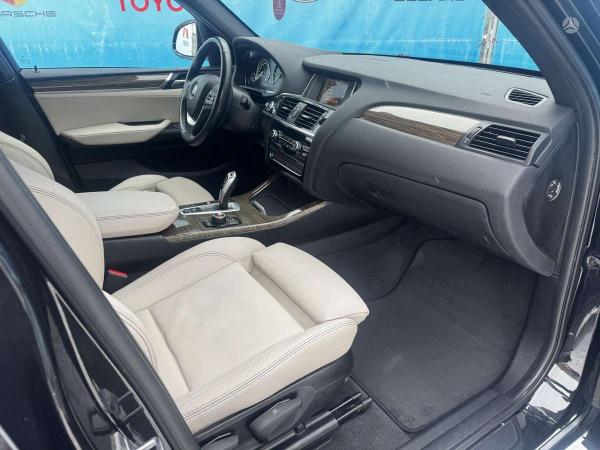 Black BMW X3 2014 in Siauliai, with an engine capacity of 2.00 L and mileage of 248 thousand km for 13900 €, photo 8 on AUTOMOTO.COM.LV