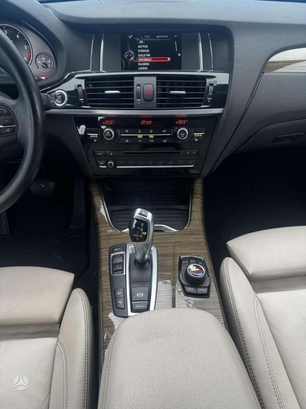 Black BMW X3 2014 in Siauliai, with an engine capacity of 2.00 L and mileage of 248 thousand km for 13900 €, photo 10 on AUTOMOTO.COM.LV