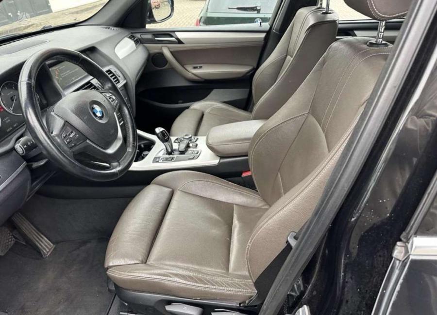 Melns BMW X3 2014 Kauņa, ar dzinēja tilpumu 2.00 L un nobraukumu 231 tūkst. km par 10500 €, foto 8 vietnē AUTOMOTO.COM.LV