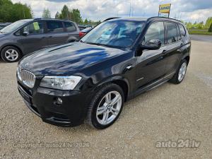 Melns BMW X3 2014 Tartu, ar dzinēja tilpumu 3.00 L un nobraukumu 236 tūkst. km par 13400 €, foto  vietnē AUTOMOTO.COM.LV