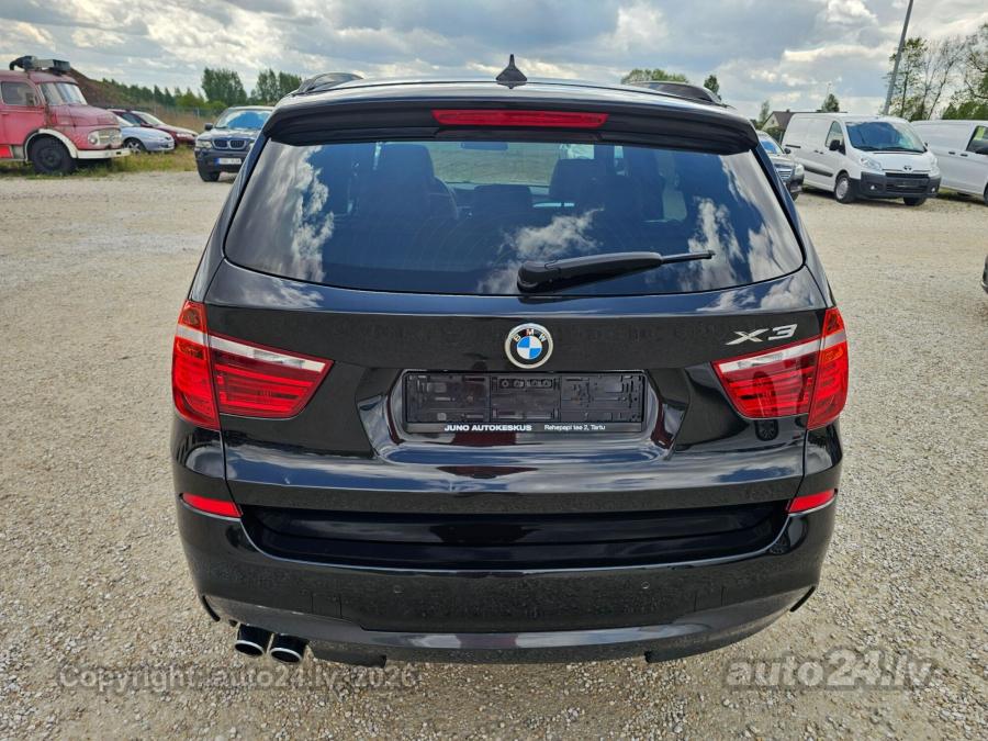Melns BMW X3 2014 Tartu, ar dzinēja tilpumu 3.00 L un nobraukumu 236 tūkst. km par 13400 €, foto 5 vietnē AUTOMOTO.COM.LV