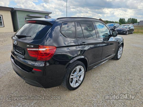 Black BMW X3 2014 in Tartu, with an engine capacity of 3.00 L and mileage of 236 thousand km for 13400 €, photo 5 on AUTOMOTO.COM.LV