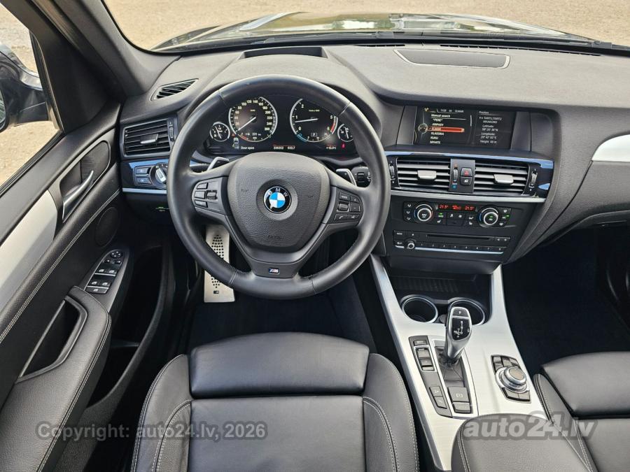 Melns BMW X3 2014 Tartu, ar dzinēja tilpumu 3.00 L un nobraukumu 236 tūkst. km par 13400 €, foto 9 vietnē AUTOMOTO.COM.LV