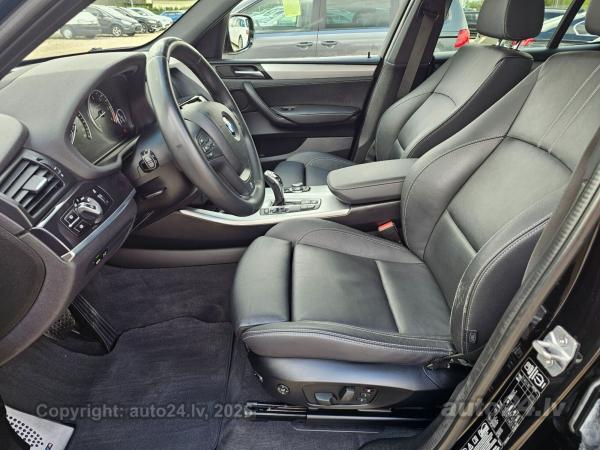 Black BMW X3 2014 in Tartu, with an engine capacity of 3.00 L and mileage of 236 thousand km for 13400 €, photo 9 on AUTOMOTO.COM.LV
