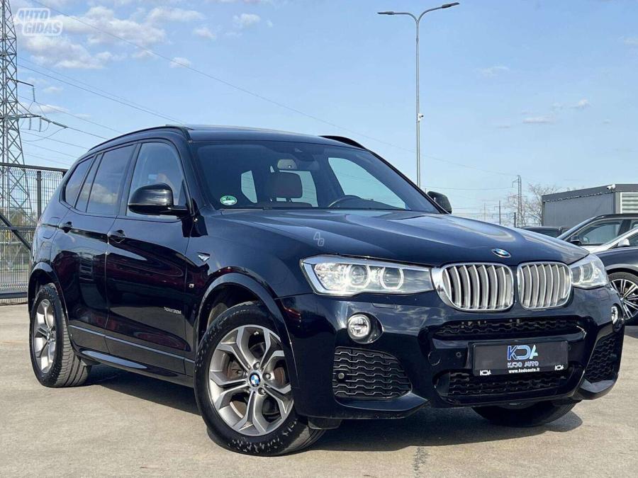 Black BMW X3 2014 in Marijampole, with an engine capacity of 3.00 L and mileage of 152 thousand km for 14450 €, photo 1 on AUTOMOTO.COM.LV