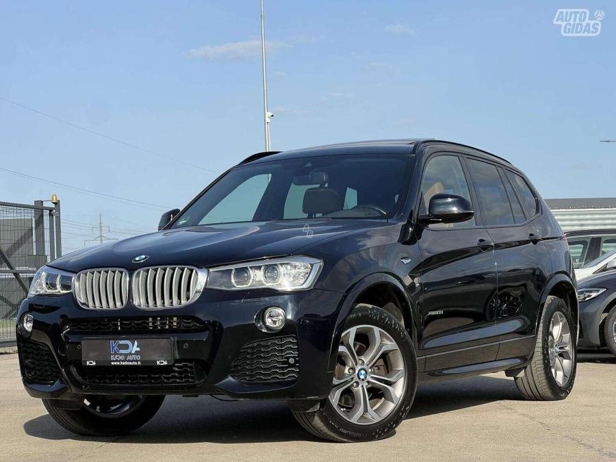 Black BMW X3 2014 in Marijampole, with an engine capacity of 3.00 L and mileage of 152 thousand km for 14450 €, photo 5 on AUTOMOTO.COM.LV