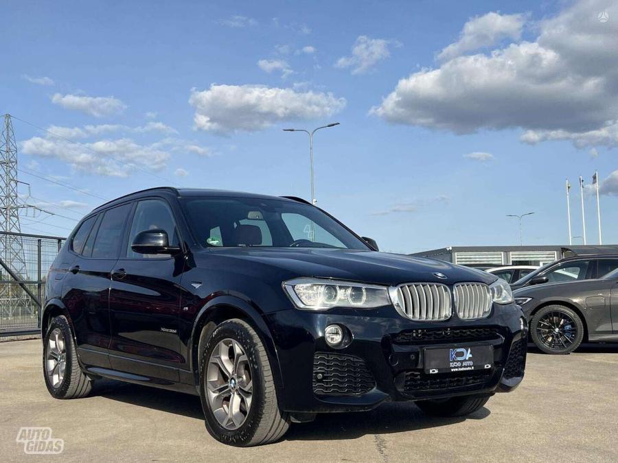 Black BMW X3 2014 in Marijampole, with an engine capacity of 3.00 L and mileage of 152 thousand km for 14450 €, photo 8 on AUTOMOTO.COM.LV