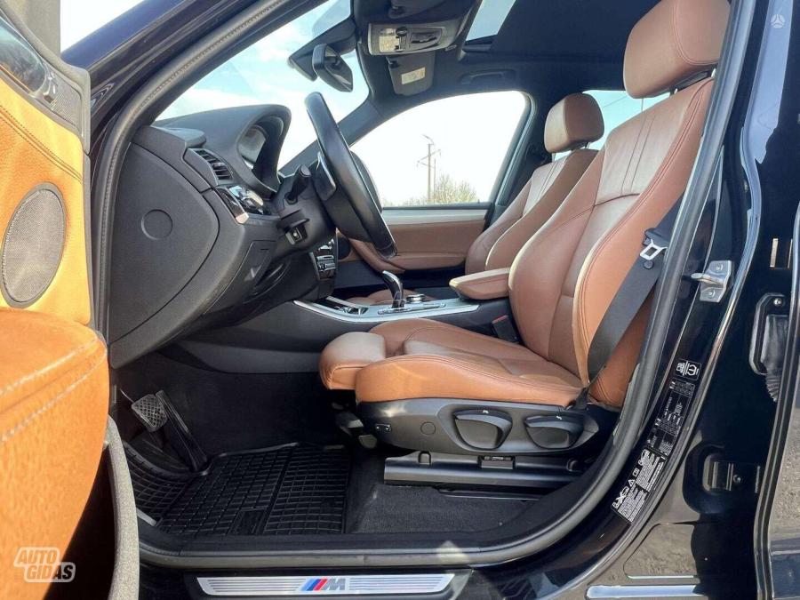 Black BMW X3 2014 in Marijampole, with an engine capacity of 3.00 L and mileage of 152 thousand km for 14450 €, photo 17 on AUTOMOTO.COM.LV
