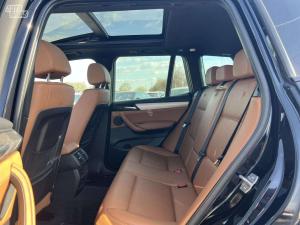 Black BMW X3 2014 in Marijampole, with an engine capacity of 3.00 L and mileage of 152 thousand km for 14450 €, photo 23 on AUTOMOTO.COM.LV