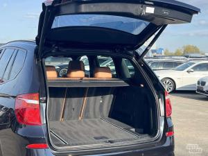 Black BMW X3 2014 in Marijampole, with an engine capacity of 3.00 L and mileage of 152 thousand km for 14450 €, photo 26 on AUTOMOTO.COM.LV