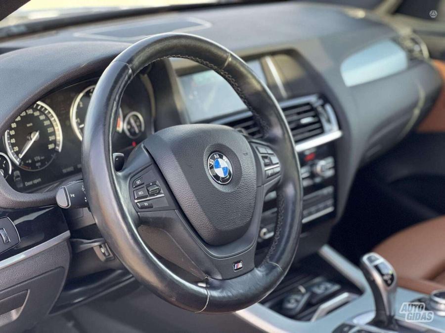 Black BMW X3 2014 in Marijampole, with an engine capacity of 3.00 L and mileage of 152 thousand km for 14450 €, photo 27 on AUTOMOTO.COM.LV