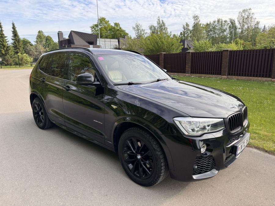 Black BMW X3 2014 in Panevezys, with an engine capacity of 3.00 L and mileage of 258 thousand km for 16000 €, photo 4 on AUTOMOTO.COM.LV