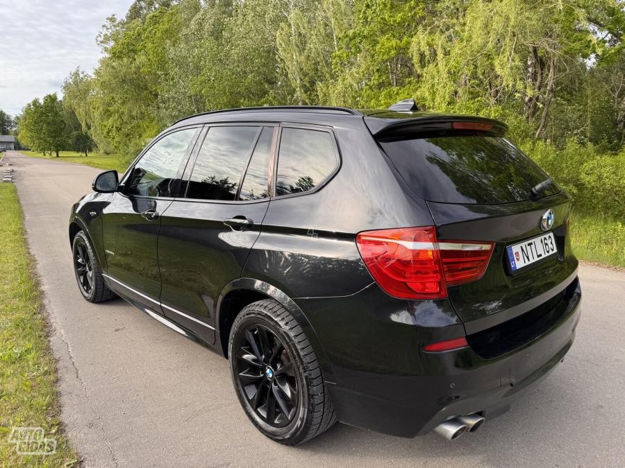 Black BMW X3 2014 in Panevezys, with an engine capacity of 3.00 L and mileage of 258 thousand km for 16000 €, photo 6 on AUTOMOTO.COM.LV
