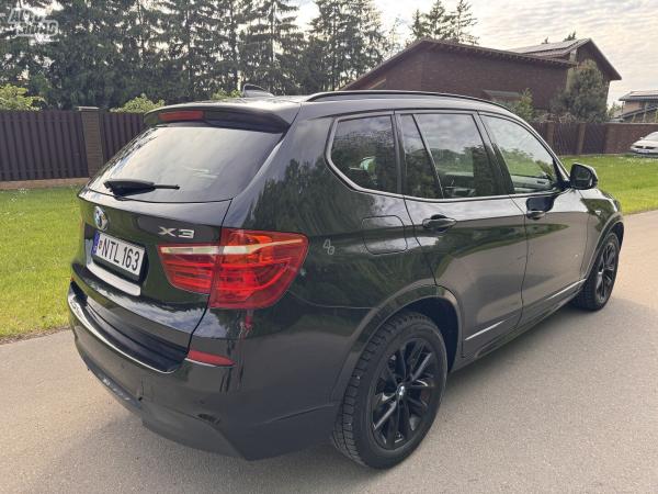 Black BMW X3 2014 in Panevezys, with an engine capacity of 3.00 L and mileage of 258 thousand km for 16000 €, photo 6 on AUTOMOTO.COM.LV