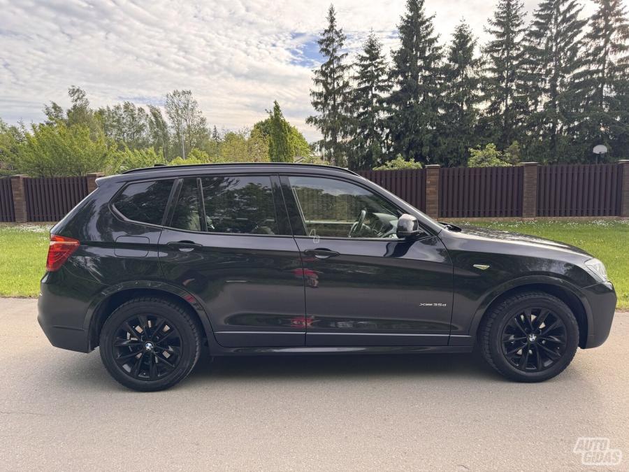 Black BMW X3 2014 in Panevezys, with an engine capacity of 3.00 L and mileage of 258 thousand km for 16000 €, photo 8 on AUTOMOTO.COM.LV