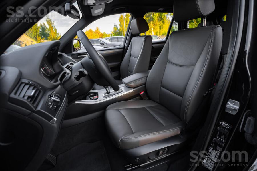 Melns BMW X3 2014 Jelgava, ar dzinēja tilpumu 2.00 L un nobraukumu 263 tūkst. km par 12900 €, foto 9 vietnē AUTOMOTO.COM.LV