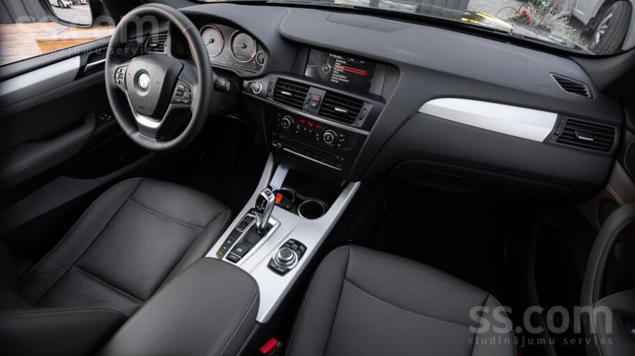 Melns BMW X3 2014 Jelgava, ar dzinēja tilpumu 2.00 L un nobraukumu 263 tūkst. km par 12900 €, foto 10 vietnē AUTOMOTO.COM.LV