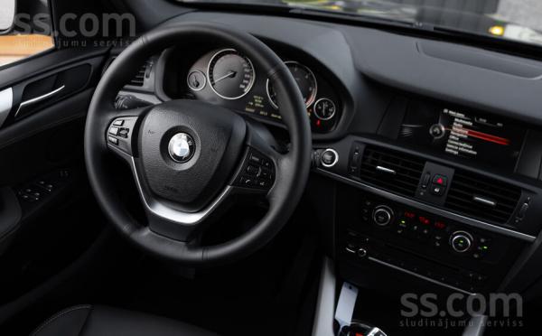 Melns BMW X3 2014 Jelgava, ar dzinēja tilpumu 2.00 L un nobraukumu 263 tūkst. km par 12900 €, foto 10 vietnē AUTOMOTO.COM.LV