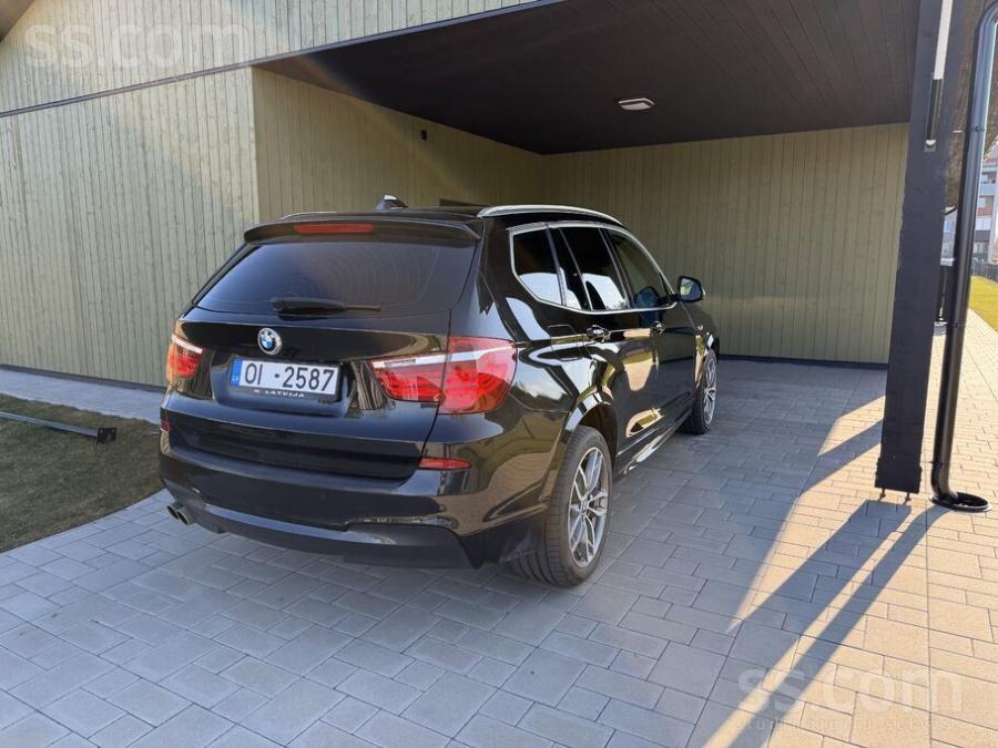 Melns BMW X3 2014 Liepāja, ar dzinēja tilpumu 3.00 L un nobraukumu 275 tūkst. km par 15000 €, foto 6 vietnē AUTOMOTO.COM.LV