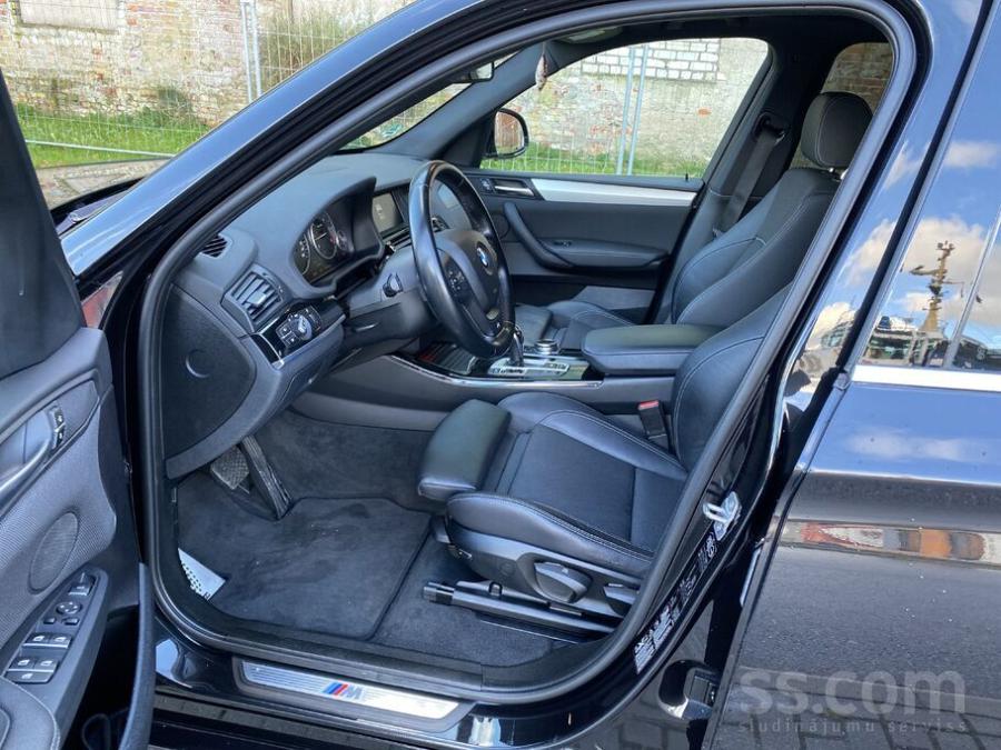 Melns BMW X3 2014 Liepāja, ar dzinēja tilpumu 3.00 L un nobraukumu 275 tūkst. km par 15000 €, foto 9 vietnē AUTOMOTO.COM.LV