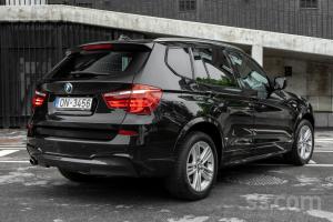 Black BMW X3 2014 in Riga, with an engine capacity of 2.00 L and mileage of 170 thousand km for 15490 €, photo 5 on AUTOMOTO.COM.LV