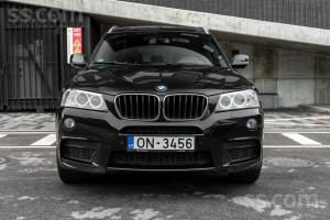 Black BMW X3 2014 in Riga, with an engine capacity of 2.00 L and mileage of 170 thousand km for 15490 €, photo 6 on AUTOMOTO.COM.LV