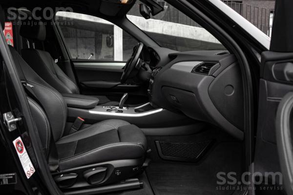 Black BMW X3 2014 in Riga, with an engine capacity of 2.00 L and mileage of 170 thousand km for 15490 €, photo 8 on AUTOMOTO.COM.LV