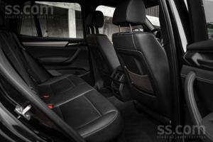 Black BMW X3 2014 in Riga, with an engine capacity of 2.00 L and mileage of 170 thousand km for 15490 €, photo 10 on AUTOMOTO.COM.LV