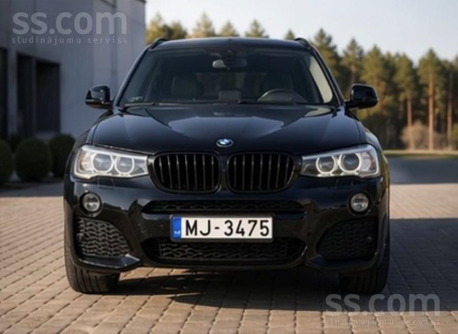 Black BMW X3 2014 in Riga, with an engine capacity of 2.00 L and mileage of 171 thousand km for 14700 €, photo 4 on AUTOMOTO.COM.LV