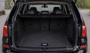 Black BMW X3 2014 in Riga, with an engine capacity of 2.00 L and mileage of 171 thousand km for 14700 €, photo 8 on AUTOMOTO.COM.LV