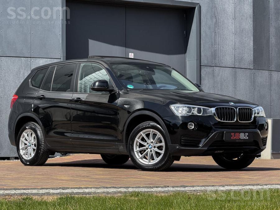Black BMW X3 2014 in Riga, with an engine capacity of 2.00 L and mileage of 156 thousand km for 14900 €, photo 4 on AUTOMOTO.COM.LV