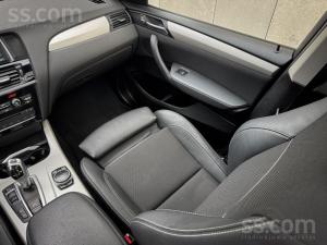 Black BMW X3 2014 in Riga, with an engine capacity of 2.00 L and mileage of 156 thousand km for 14900 €, photo 17 on AUTOMOTO.COM.LV