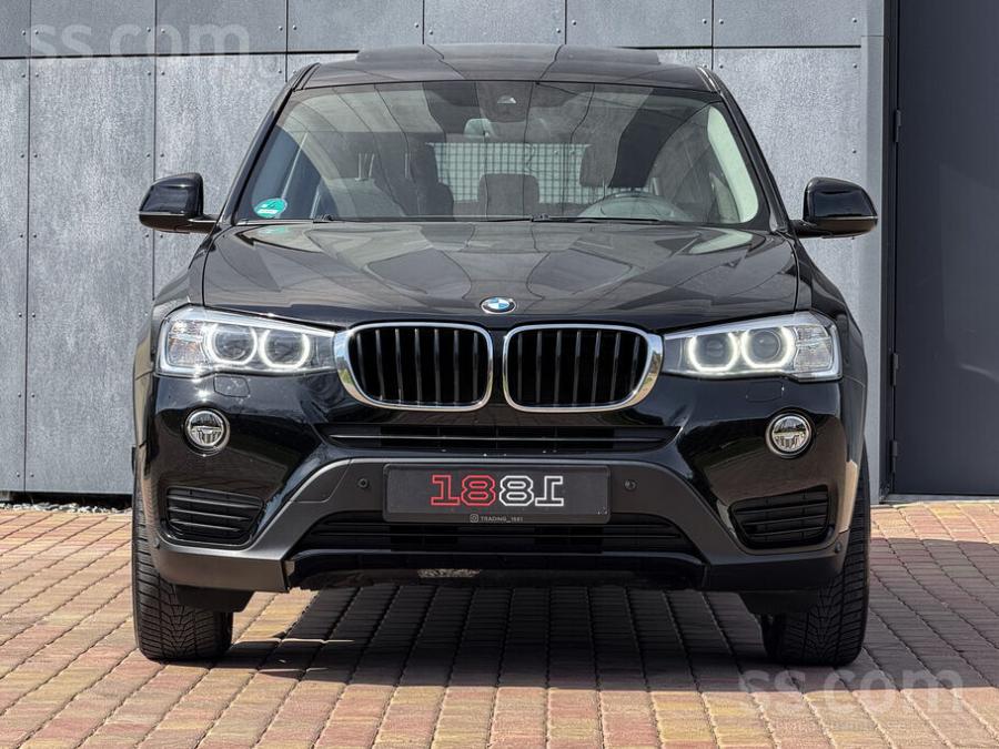 Black BMW X3 2014 in Riga, with an engine capacity of 2.00 L and mileage of 156 thousand km for 14900 €, photo 28 on AUTOMOTO.COM.LV