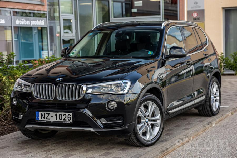 Melns BMW X3 2014 Jelgava, ar dzinēja tilpumu 3.00 L un nobraukumu 290 tūkst. km par 15990 €, foto 1 vietnē AUTOMOTO.COM.LV