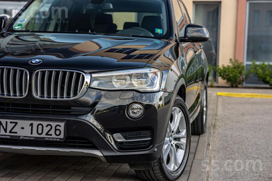 Melns BMW X3 2014 Jelgava, ar dzinēja tilpumu 3.00 L un nobraukumu 290 tūkst. km par 15990 €, foto 3 vietnē AUTOMOTO.COM.LV
