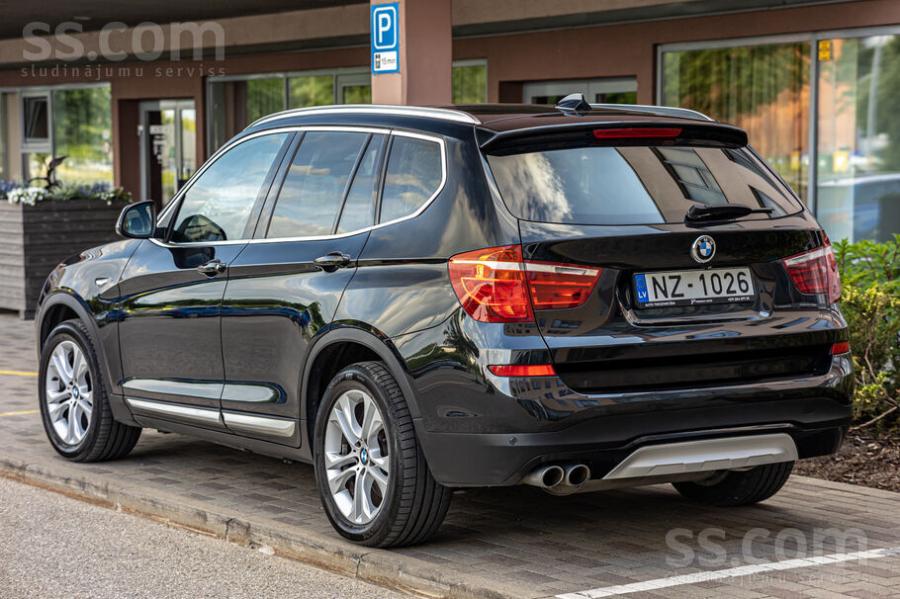 Melns BMW X3 2014 Jelgava, ar dzinēja tilpumu 3.00 L un nobraukumu 290 tūkst. km par 15990 €, foto 6 vietnē AUTOMOTO.COM.LV