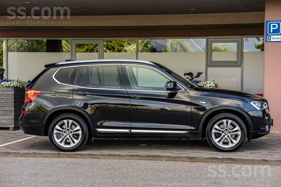 Melns BMW X3 2014 Jelgava, ar dzinēja tilpumu 3.00 L un nobraukumu 290 tūkst. km par 15990 €, foto 11 vietnē AUTOMOTO.COM.LV