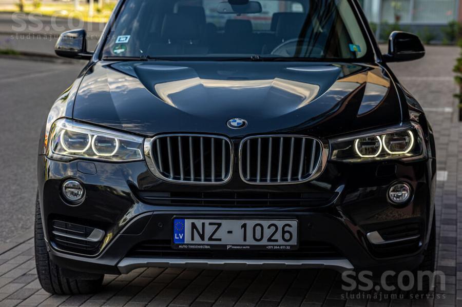Melns BMW X3 2014 Jelgava, ar dzinēja tilpumu 3.00 L un nobraukumu 290 tūkst. km par 15990 €, foto 15 vietnē AUTOMOTO.COM.LV