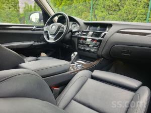 Melns BMW X3 2014 Jelgava, ar dzinēja tilpumu 3.00 L un nobraukumu 290 tūkst. km par 15990 €, foto 24 vietnē AUTOMOTO.COM.LV