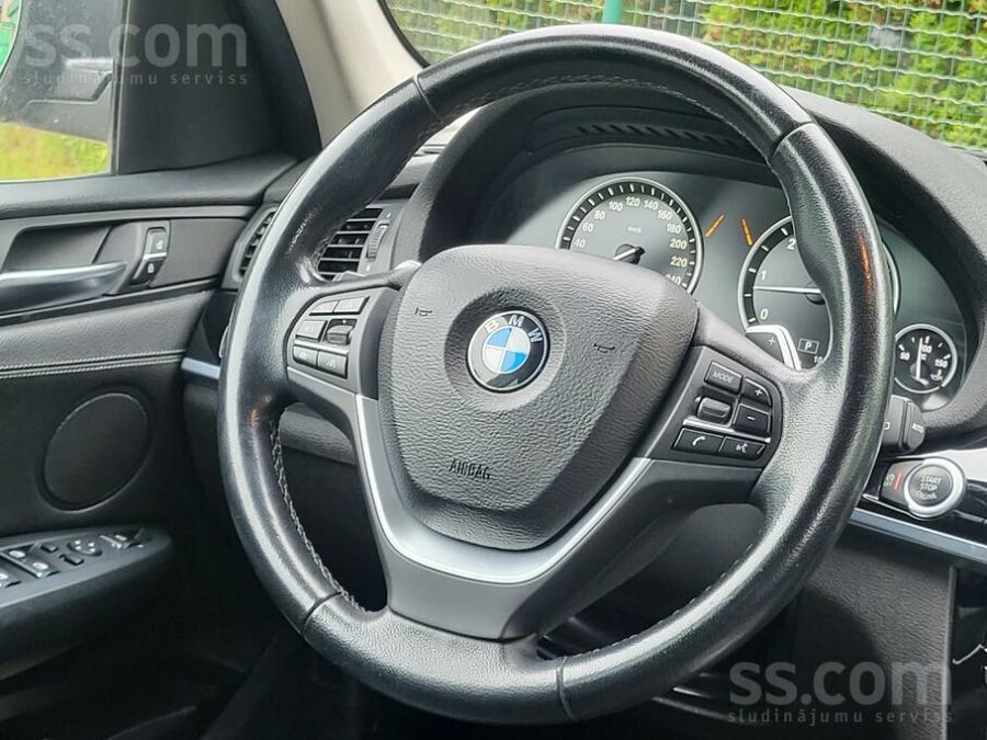 Melns BMW X3 2014 Jelgava, ar dzinēja tilpumu 3.00 L un nobraukumu 290 tūkst. km par 15990 €, foto 26 vietnē AUTOMOTO.COM.LV