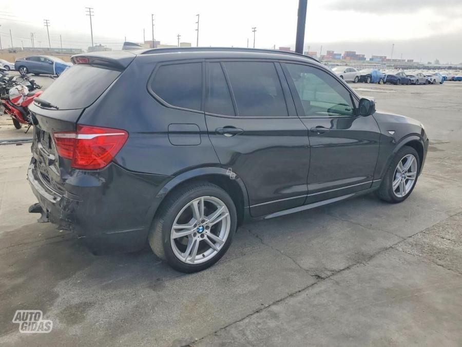 Black BMW X3 2014 in Kaunas, with an engine capacity of 3.00 L and mileage of 165 thousand km for 8500 €, photo 3 on AUTOMOTO.COM.LV