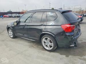 Black BMW X3 2014 in Kaunas, with an engine capacity of 3.00 L and mileage of 165 thousand km for 8500 €, photo 6 on AUTOMOTO.COM.LV
