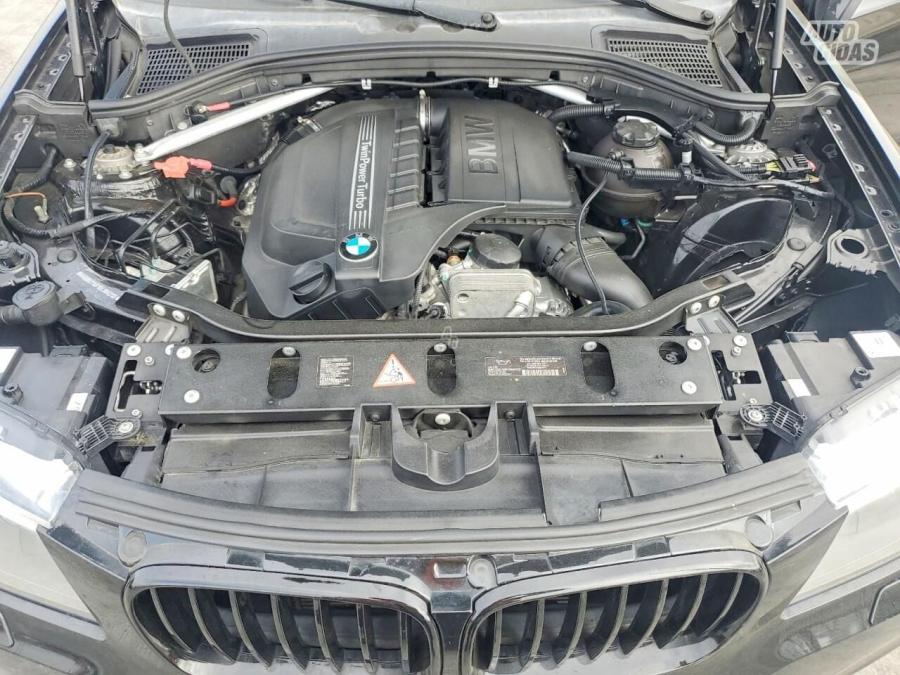 Black BMW X3 2014 in Kaunas, with an engine capacity of 3.00 L and mileage of 165 thousand km for 8500 €, photo 11 on AUTOMOTO.COM.LV