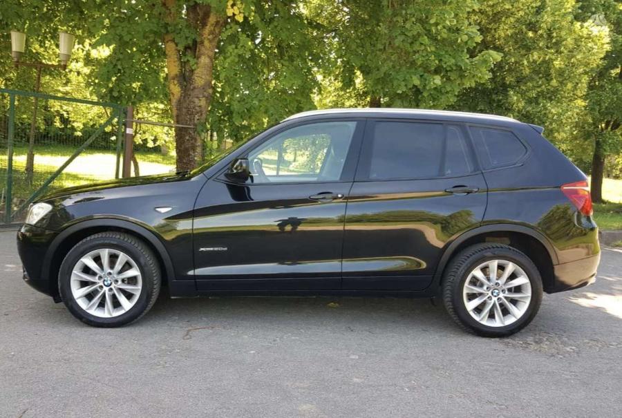 Melns BMW X3 2014 Šauļi, ar dzinēja tilpumu 2.00 L un nobraukumu 300 tūkst. km par 9950 €, foto 8 vietnē AUTOMOTO.COM.LV