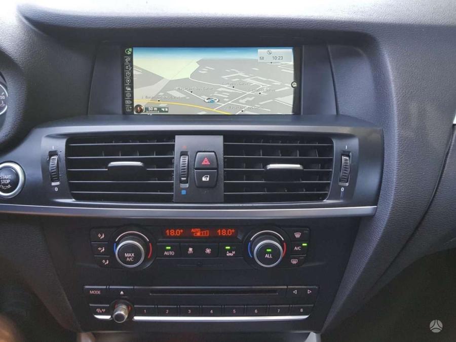 Melns BMW X3 2014 Šauļi, ar dzinēja tilpumu 2.00 L un nobraukumu 300 tūkst. km par 9950 €, foto 16 vietnē AUTOMOTO.COM.LV