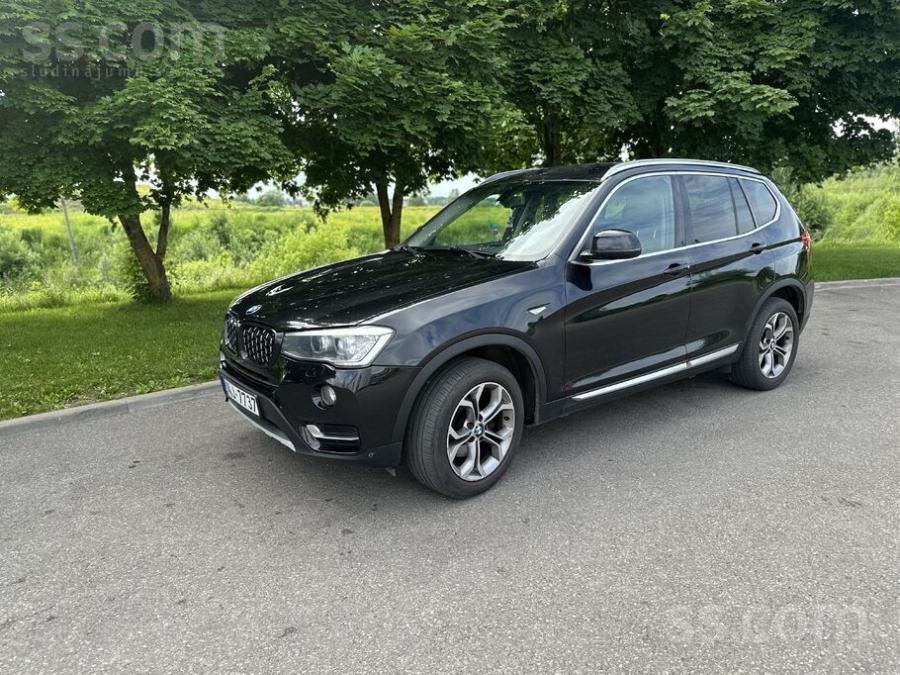 Black BMW X3 2014 in Daugavpils, with an engine capacity of 2.00 L and mileage of 212 thousand km for 11500 €, photo 4 on AUTOMOTO.COM.LV
